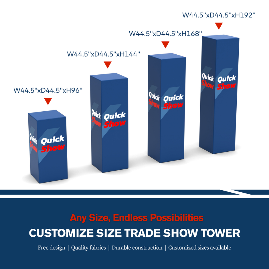 10x10 Trade Show Booth - Curved - Trade Show Display - Waterfall Stand ...